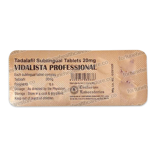 Vidalista Professional 20mg | Tadalafil